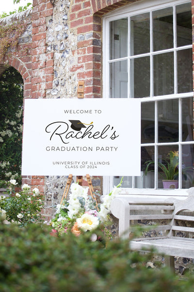 Graduation Party Sign, Graduation Welcome Sign, Graduation Sign, Sign ...